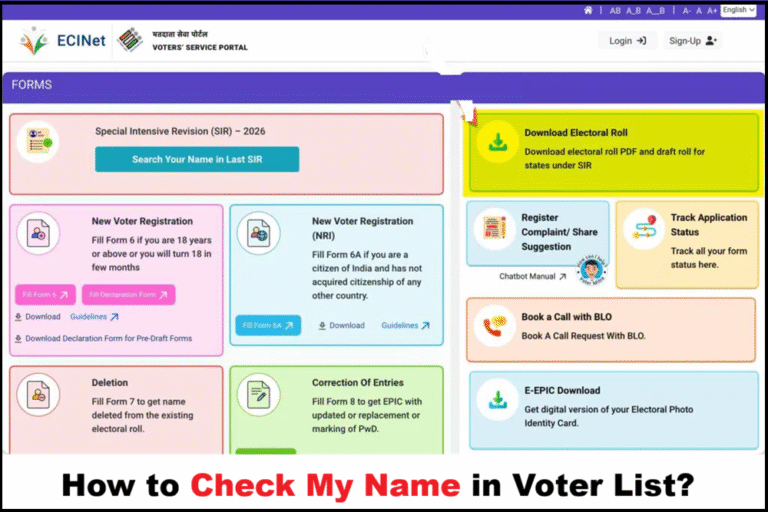 How to Check My Name in Voter List by EPIC, Mobile Number? - Voter List ...